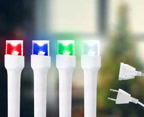 Aga Vánoční světelný závěs 300 LED Barevná