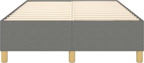 Rám postele s boxspringem tmavě šedá 120 x 200 cm textil 3120946