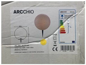 Arcchio - Venkovní lampa SENADIN 1xE27/60W/230V 60 cm IP54