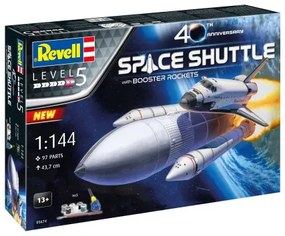 RevellGiftSet vesmír 05674 Space Shuttle & Booster Rockets 40th Anniversary 1:144