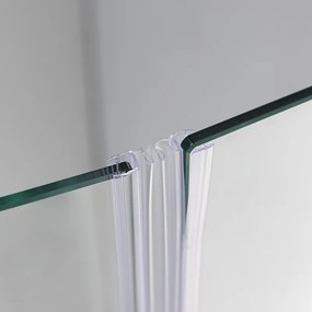 BPS-koupelny Čtvrtkruhový sprchový kout KZ92 90x90 chrom/transparent - bez vaničky
