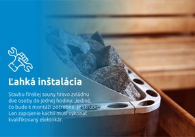 Marimex | Finská sauna Marimex KIPPIS L + saunová kamna | 11100084