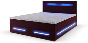 MSL Kontinentální čalouněná postel MANA (160 x 200 cm) Barva látky: MONOLITH 69