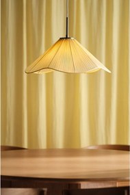 Žluté látkové závěsné svítidlo ø 50 cm Lunaria – Jotex