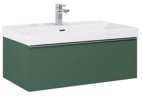 Elita Look, umyvadlová skříňka 80x45 cm 1S PDW, zelená matná, ELT-168560
