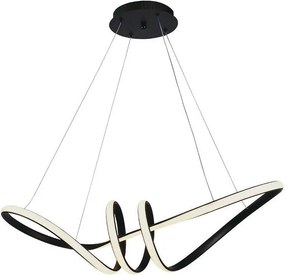 LED Solution Černé závěsné LED svítidlo designové 72cm 24W 8010