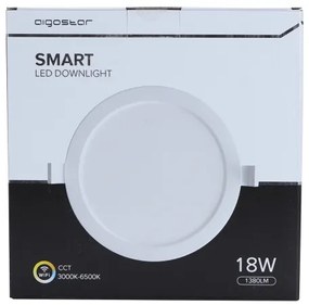 Aigostar - LED Stmívatelné podhledové svítidlo 18W/230V pr. 22 cm Wi-Fi