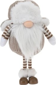 Skřítek s beranicí – hnědý 32 cm