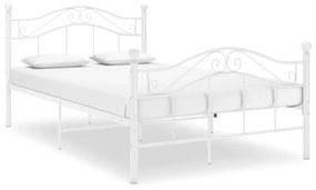 Rám postele bílý kov 120 x 200 cm,  324995 HangarStore.cz