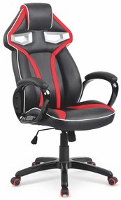 Halmar Herní židle HONOR, černá/červená