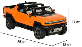 Creative Corner RC auto 1:16 Hummer EV oranžové