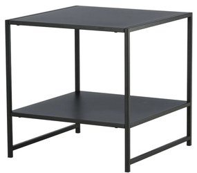 Odkládací stolek Staal, černý, 50,8x50,8