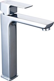 Invena Nyks, vysoká umyvadlová baterie, chrom lesklý, INV-BU-28-W01-S