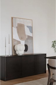 Komoda v dekoru dubu v tmavě přírodní barvě 180x70x40 cm Melstone – Rowico