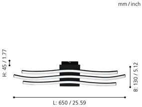 Eglo 99321 - LED Stropní svítidlo RONCADE LED/21W/230V