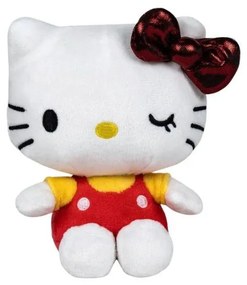 Plyšák Hello Kitty 50. výročí 22 cm Červená