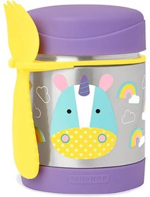 SKIP HOP Zoo Termoska na jídlo se lžičkou/vidličkou Jednorožec 325 ml, 3r+