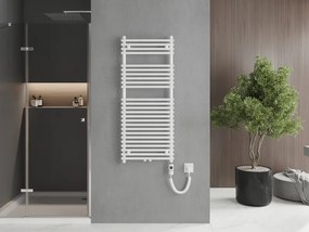 Mexen Sol, elektrické topné těleso 1200x500 mm + topná tyč 600 W, bílá, W125-1200-500-2600-20