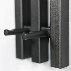Černý kovový nástěnný věšák Senza – Spinder Design