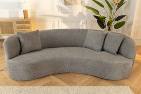 Designová sedačka Pasquale 230 cm šedá