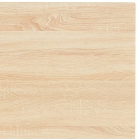 Psací stůl 120x60 cm dřevotříska / ocel Dekorhome Bílá / dub