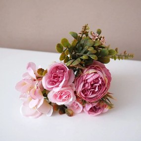 GFT Dekorativní květinový puget - růžový - AKCE!