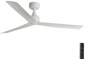 FARO Barcelona FARO 34274 - Stropní ventilátor MARINE M bílá IP44 + dálkové ovládání 34274