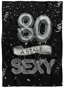 Deka Stále sexy – Černá (věk: 80, Podšití beránkem: NE)