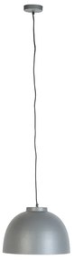 Skandinávská závěsná lampa šedá 40 cm - Hoodi