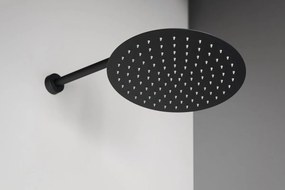 Sapho Slim MS573B hlavová sprcha průměr 300 mm černá mat/nerez