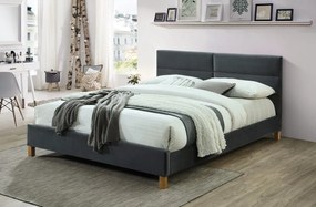 Casarredo - Komfort nábytek Čalouněná postel SIERRA VELVET 160x200, šedá