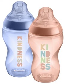 Tommee Tippee Kojenecká láhev C2N 2ks 340 ml 3m+ Hnědá a modrá