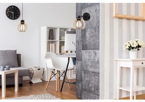 Nástěnné svítidlo Timber 8, 1x dřevěné stínítko