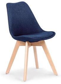 Jídelní židle Erich, modrá / buk
