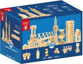 JEUJURA Dřevěná stavebnice Técap Classic 500 dílů / od 3 let