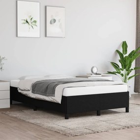 Rám postele bez matrací černá 120x190 cm textil 3269633