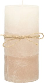Svíčka Silvia 14cm beige