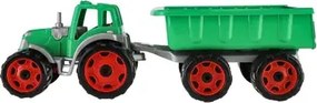 TEDDIES Traktor s vlekem / Traktor / Plast / Volný chod / 53 cm / od 3