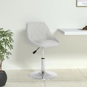 Jídelní židle bílá umělá kůže - Default Title