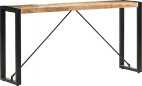 Konzolový stolek 150 x 35 x 76 cm masivní mangovníkové dřevo 285948