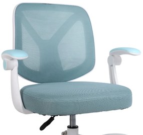 Dětská otočná židle Neoseat JUNI 010 s podnoží — látka, modrá