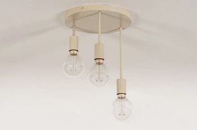 Stropní béžové svítidlo do kuchyně Flexform Bulb Accapulco Sand