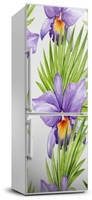 Wallmuralia Fototapeta na ledničku Orchidej a palmy 60x180 cm