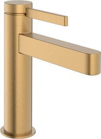 Hansgrohe Finoris - Umyvadlová baterie, s výpustí, CoolStart, EcoSmart, kartáčovaný bronz 76025140