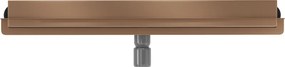 Mexen Flat Wall, sprchový žlab na zeď 2v1, 50 cm, měděná matná, 1C30050