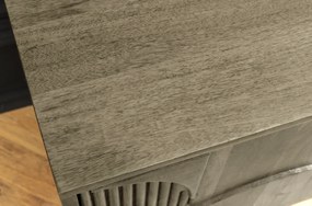 Invicta Mangový TV stolek ART DECO šedá 200 cm 46804