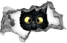 Wallmuralia Fototapeta díra na zeď Ilustrace kočky 95x73 cm