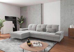 XXXLutz ROHOVÁ SEDAČKA, textil, barvy stříbra Sit & More - Sedací soupravy - 000144011514