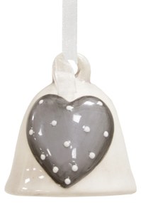 Zvoneček s šedým srdcem 110015