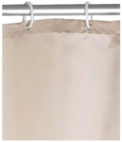 Béžový sprchový závěs s protiplísňovou povrchovou úpravou Wenko, 180 x 200 cm